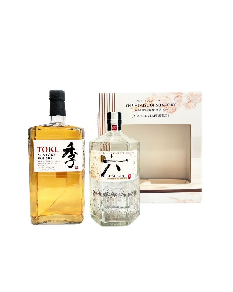 Toki Japanese Whisky & Roku Japanese Gin Twin Pack 2 X 1l