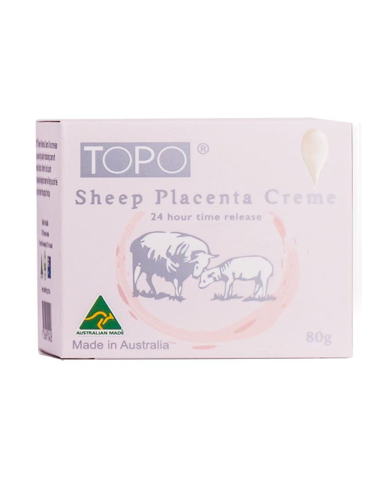 TOPO Sheep Placenta Moisturising Cream 24 Hour Time Release 80g