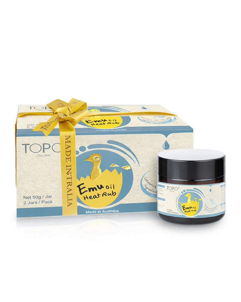 Emu Oil Heat Rub 50g Twin Pack