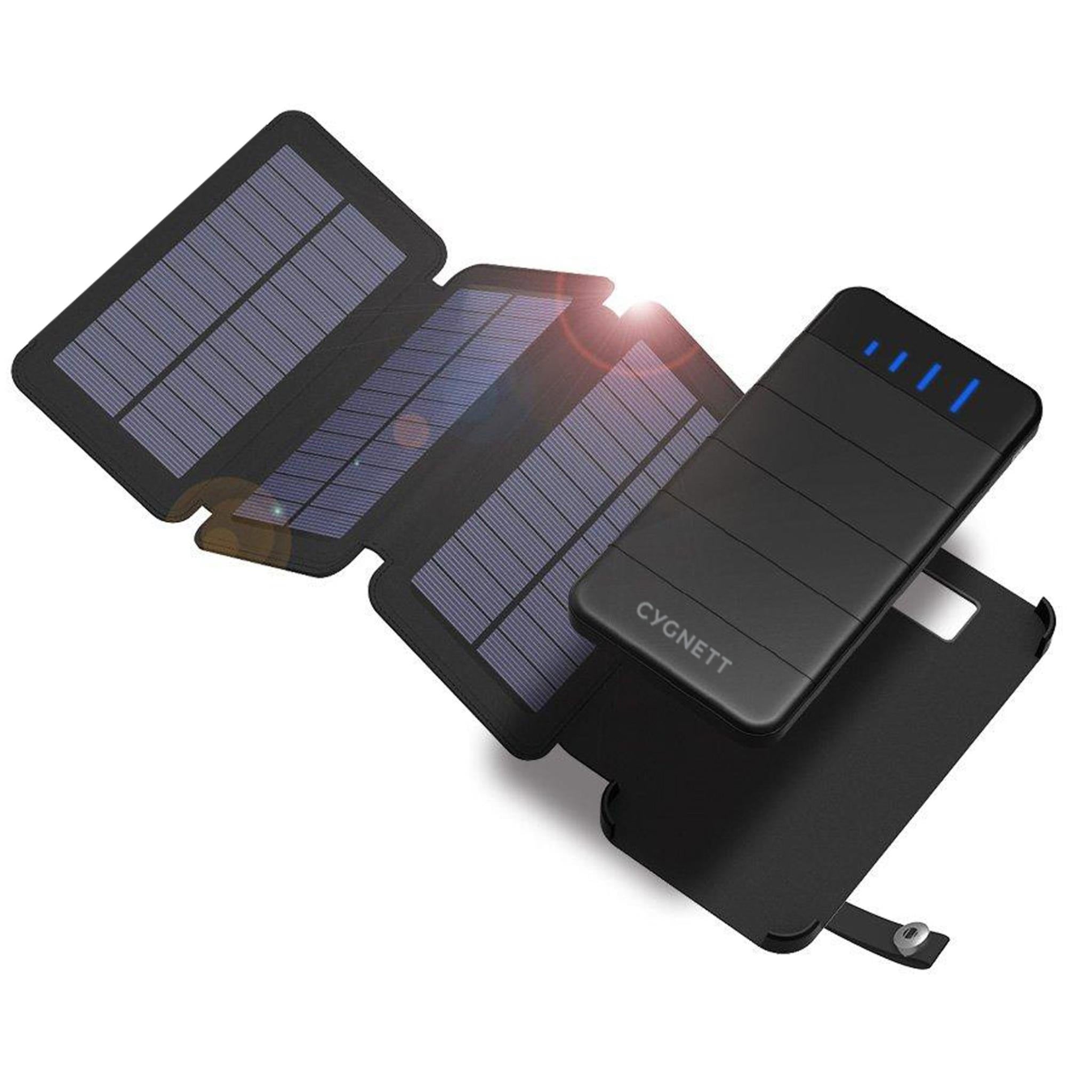 Cygnett ChargeUp Explorer 8K Portable Power Bank with Solar Panels & L
