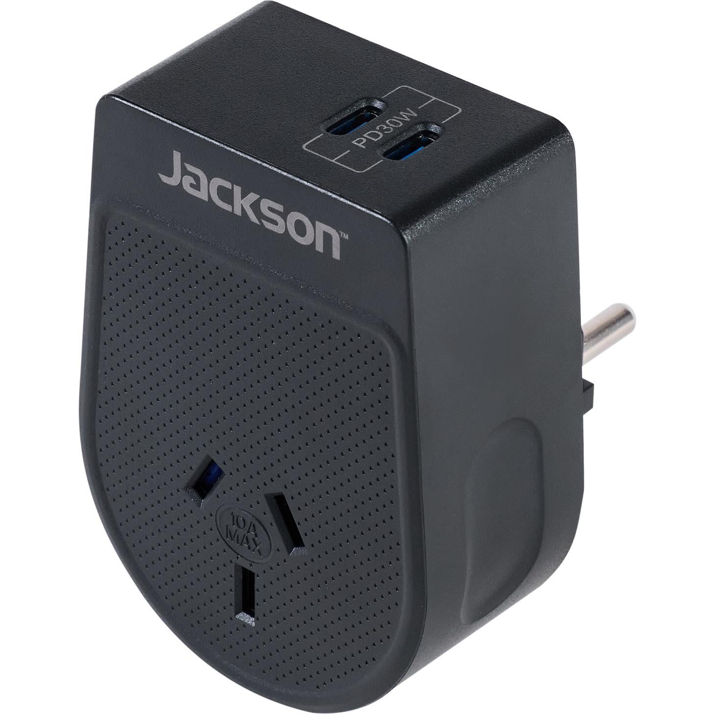 Jackson MOVE Rapid Charge PD30W USB-C Outbound Travel Adaptor for USA,